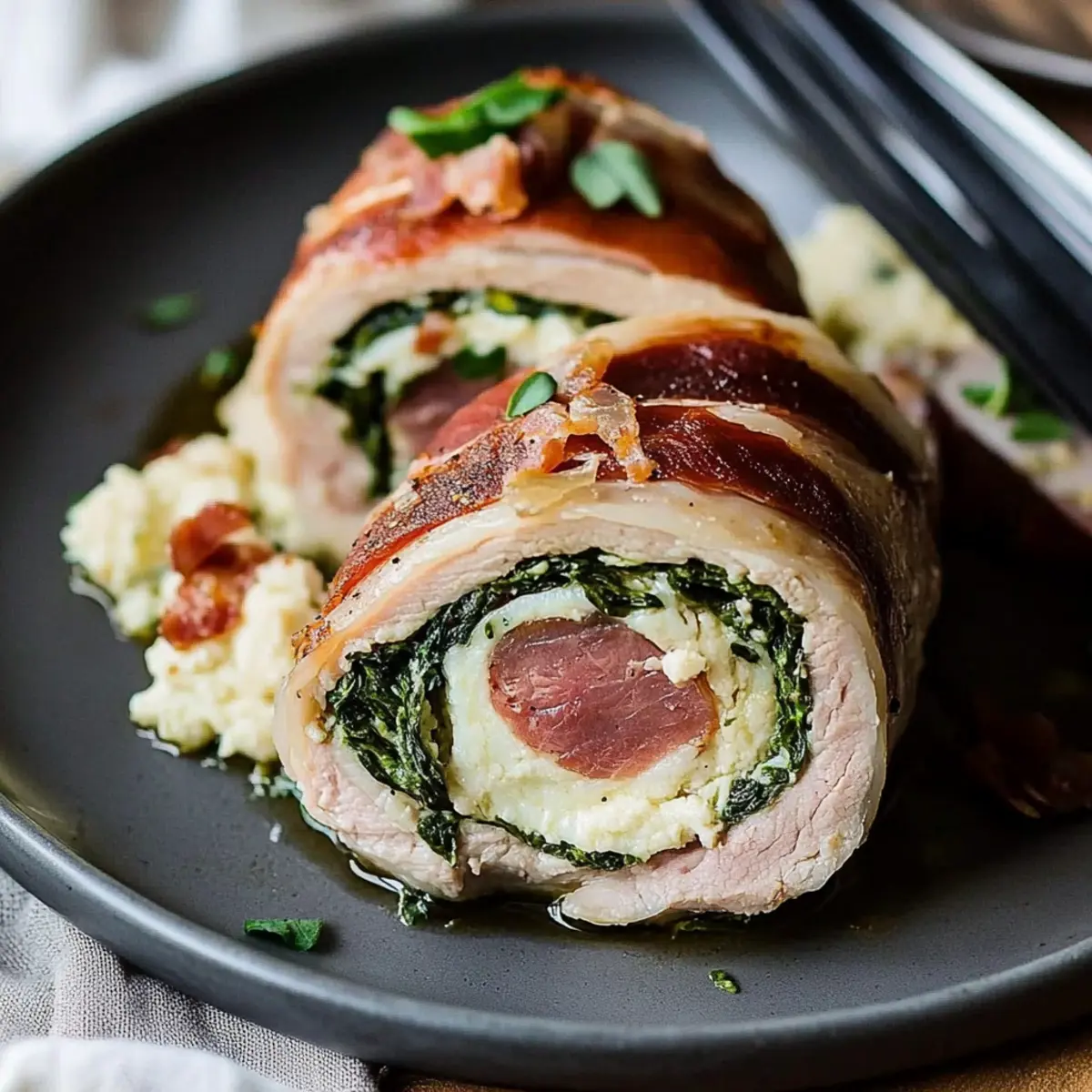 Ultimate Stuffed Pork Tenderloin: Delicious Spinach, Prosciutto ...